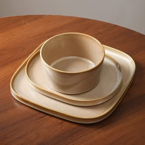 STONE + LAIN Cairo Stoneware 12-piece Dinnerware Set