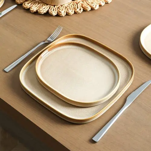 STONE + LAIN Cairo Stoneware 12-piece Dinnerware Set