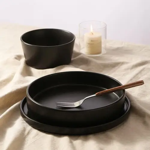 STONE + LAIN Celina Stoneware 12-piece Dinnerware Set