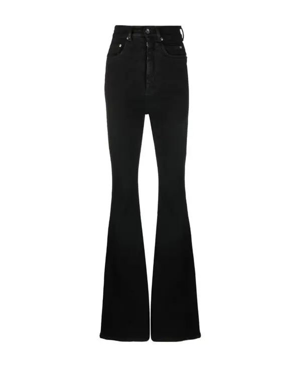 Rick Owens Flared Denim Jeans