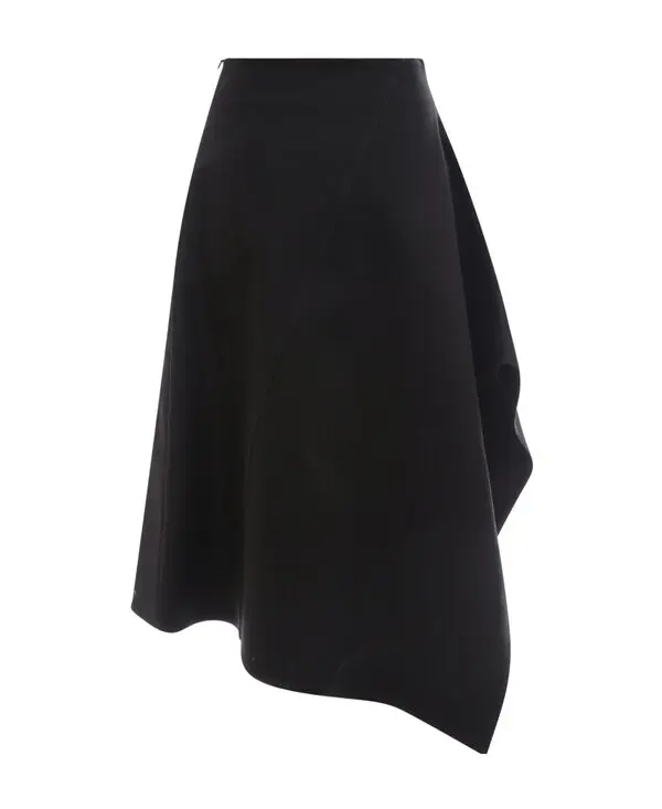 Bottega Veneta Asymmetric Midi Skirt