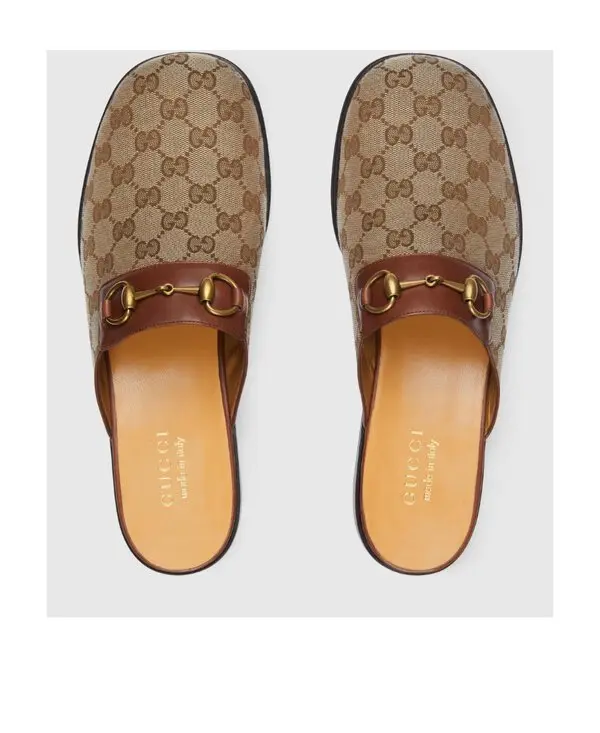 Gucci Monogram Slip-on Slippers