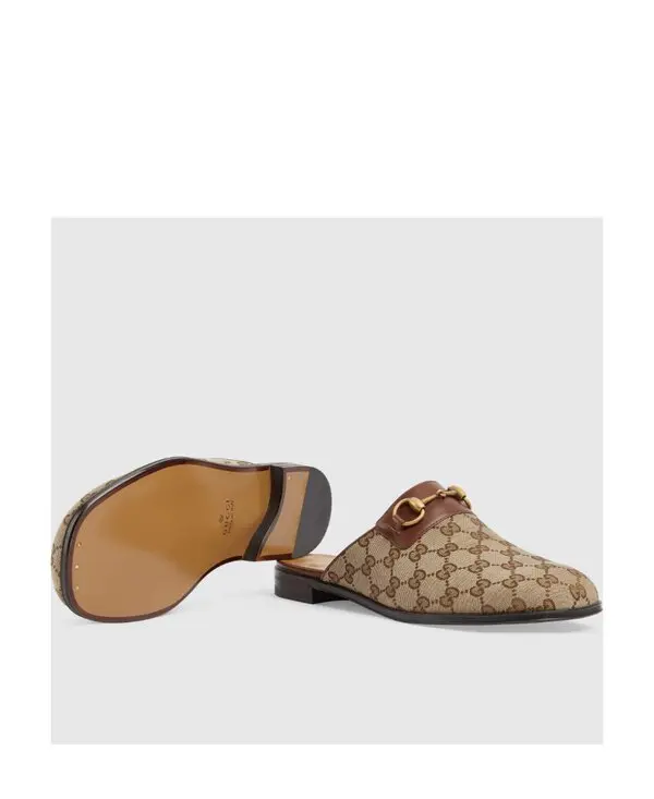 Gucci Monogram Slip-on Slippers
