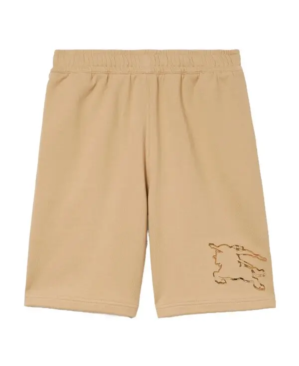 Burberry Equestrian Knight Detailed Track Shorts - Nude