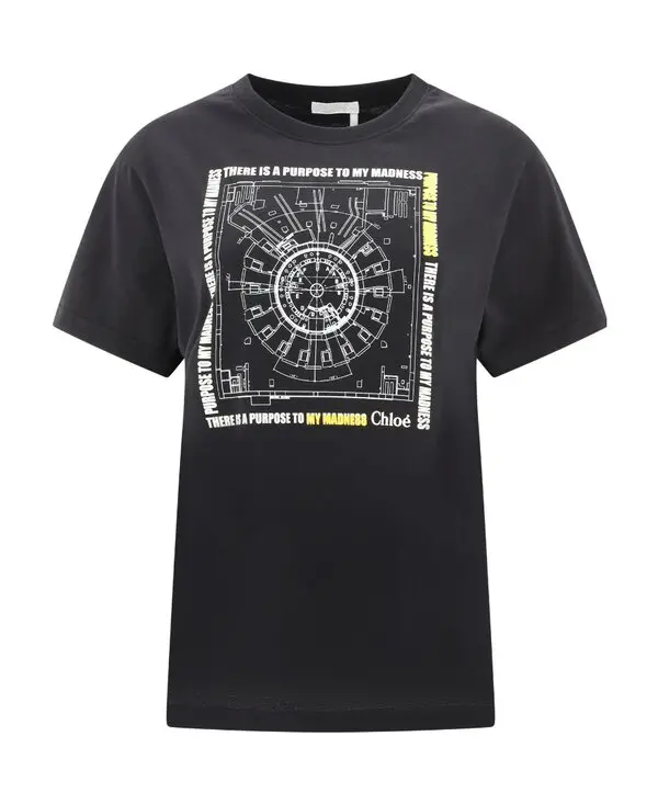 Chloé Short Sleeve Graphic T-shirt