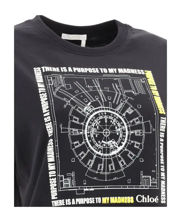 Chloé Short Sleeve Graphic T-shirt