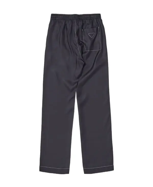 Prada Silk Straight Casual Pants