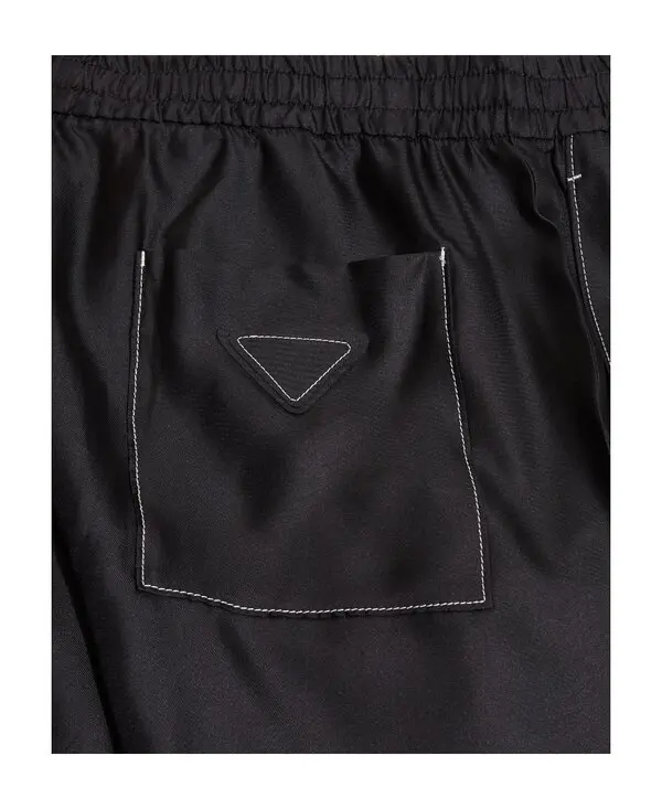 Prada Silk Straight Casual Pants