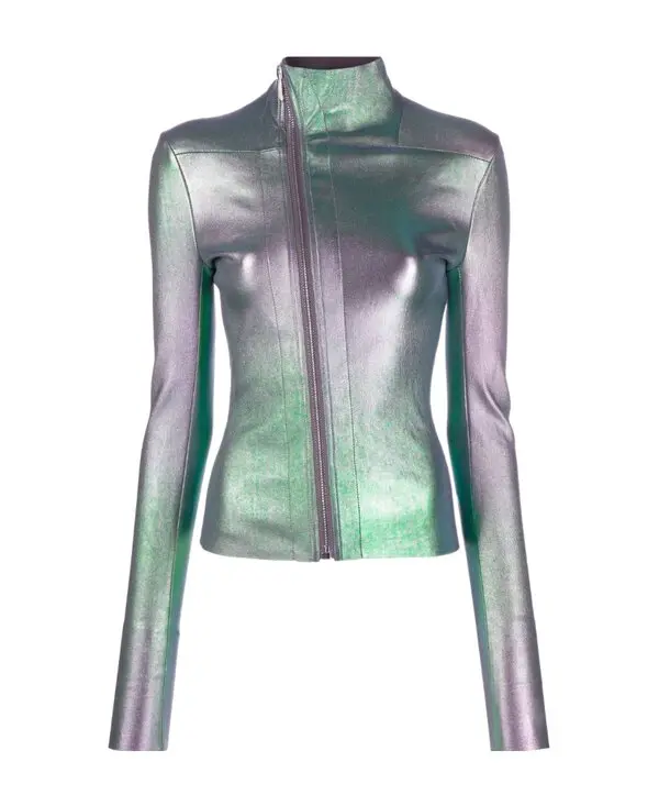 Rick Owens Zip-up High-neck Jacket - Multicolor