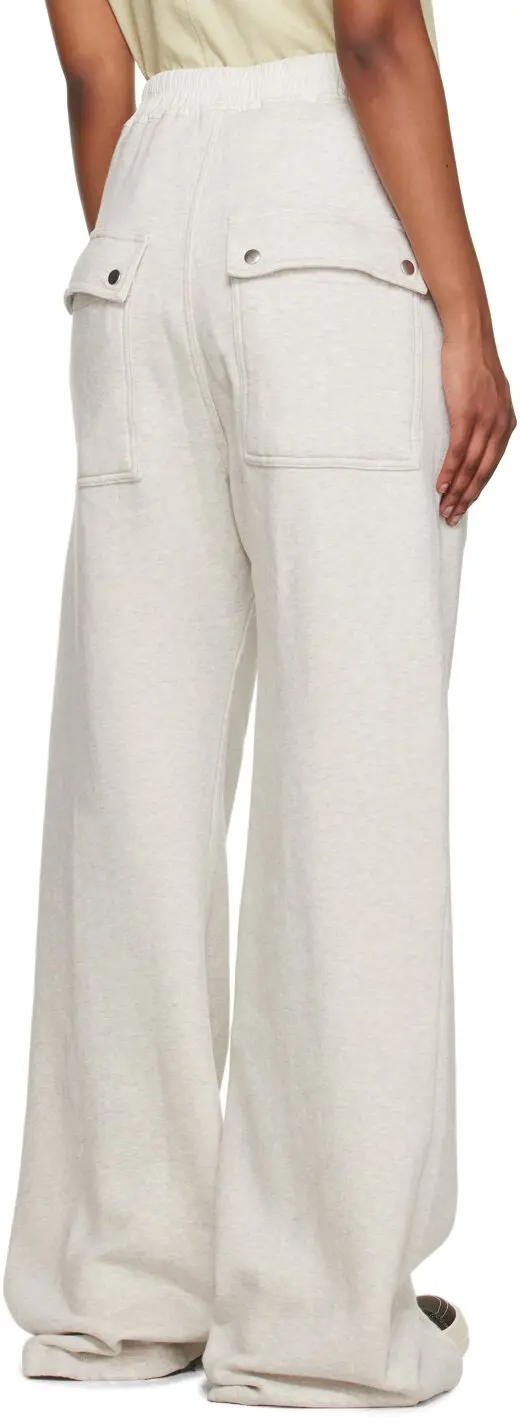 Rick Owens Wide-leg Cotton Track Pants