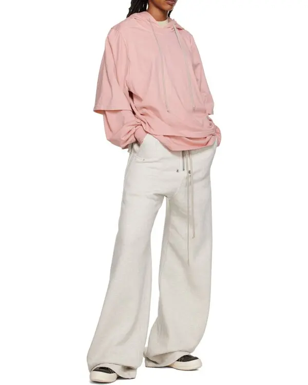 Rick Owens Wide-leg Cotton Track Pants