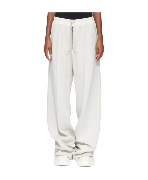 Rick Owens Wide-leg Cotton Track Pants