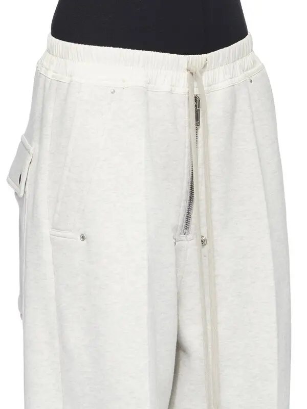 Rick Owens Wide-leg Cotton Track Pants