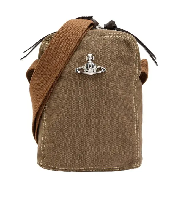 VIVIENNE WESTWOOD Canvas Crossbody Bag
