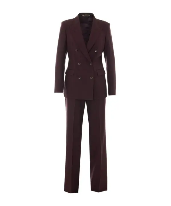Tagliatore Double-breasted Suit Set With Notch Lapels