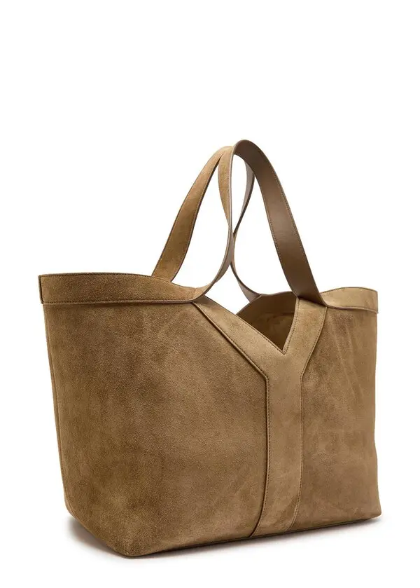 Saint Laurent Suede Tote Bag