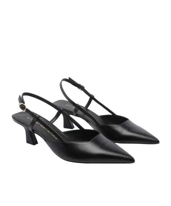 STUART WEITZMAN Pointed-toe Slingback Stiletto Sandals