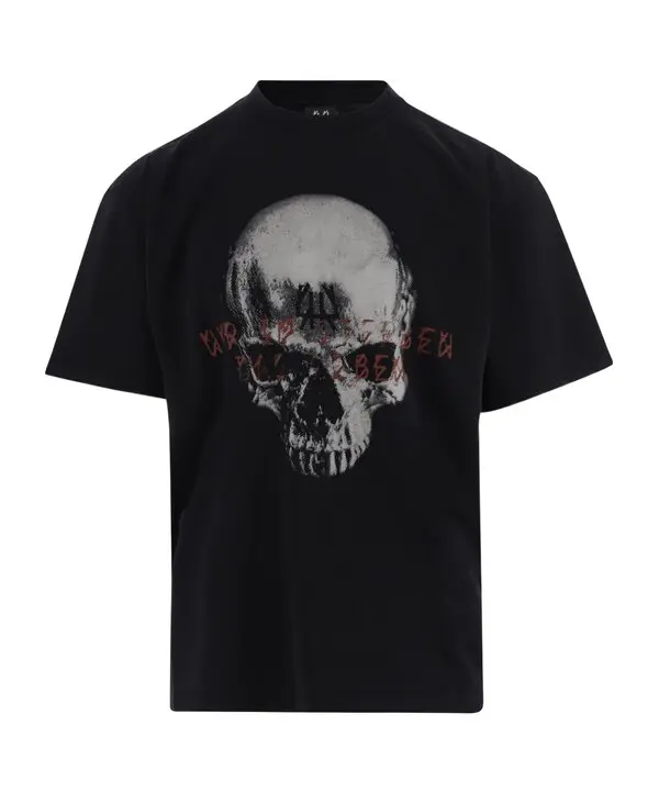44 LABEL GROUP Skull Print T-shirt