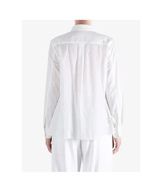 Y’s Long-sleeve Shirt With Pleated Waist