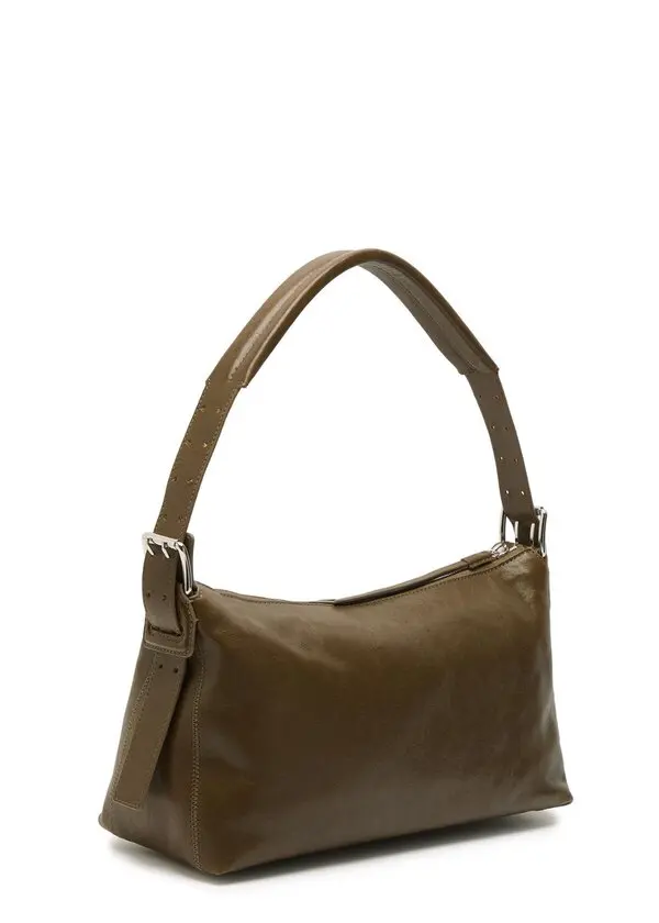 LEMAIRE Belted Baguette Leather Shoulder Bag