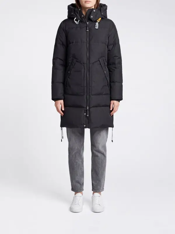 PARAJUMPERS Quilted Down Jacket With High Collar And Signature Buckle - No