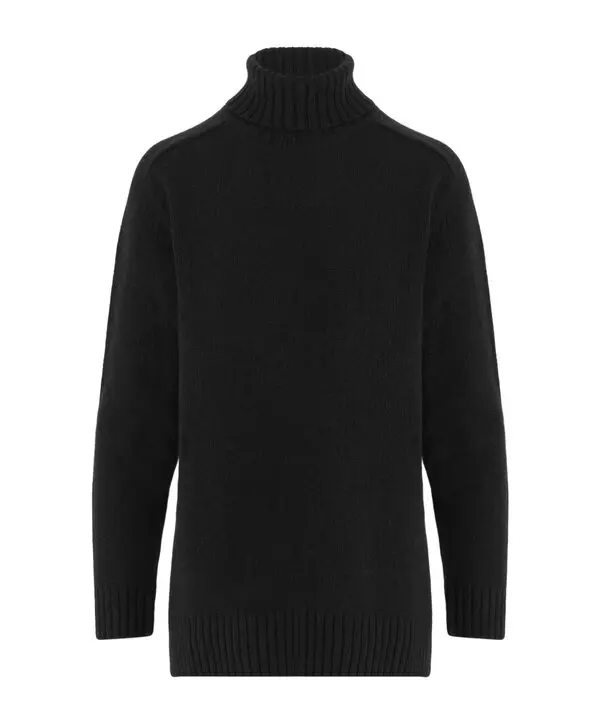 Bruno Manetti Ribbed Turtleneck Knitted Sweater