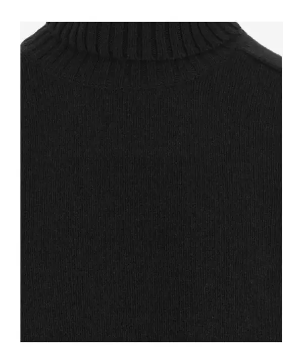 Bruno Manetti Ribbed Turtleneck Knitted Sweater