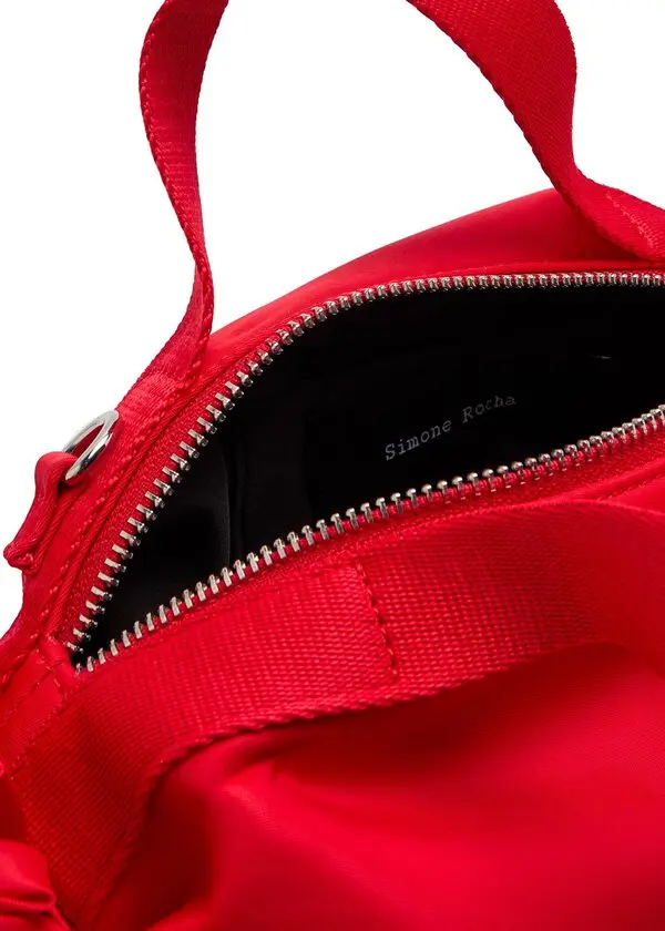 Simone Rocha Double Ribbon Rosette Mini Top Handle Bag