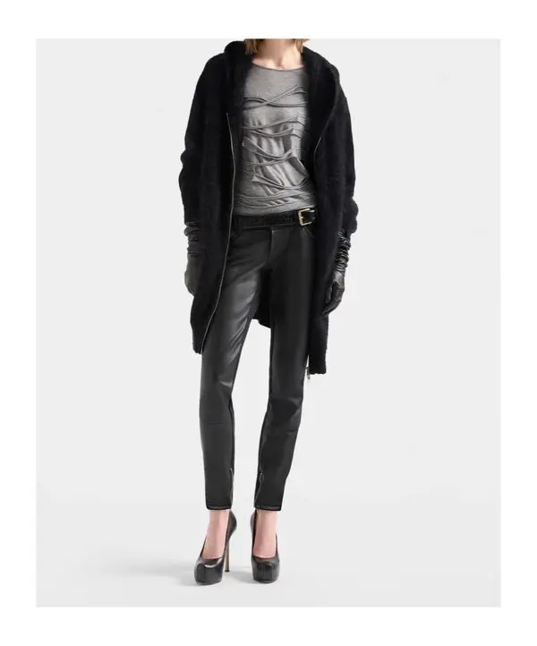 7 For All Mankind Plush Zip-up Hoodie