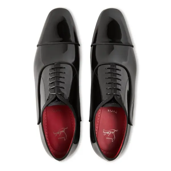 CHRISTIAN LOUBOUTIN Patent Leather Low-heel Shoes