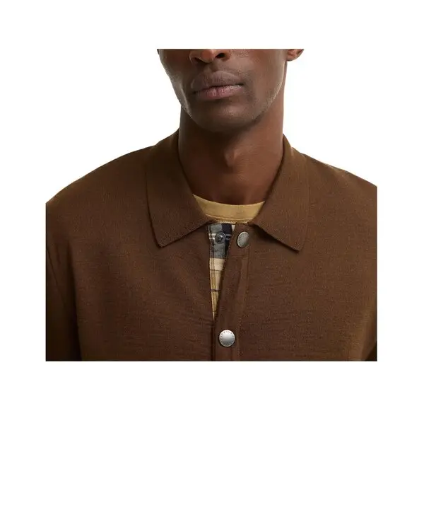 Barbour Collar Knit Jacket
