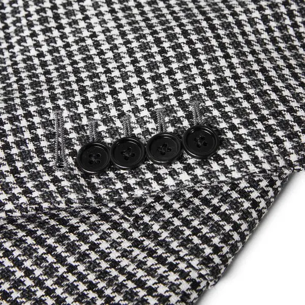 TOM FORD Houndstooth Blazer With Notch Lapels
