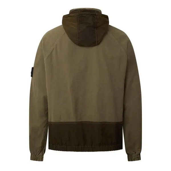 Stone Island Colorblocked Hooded Jacket