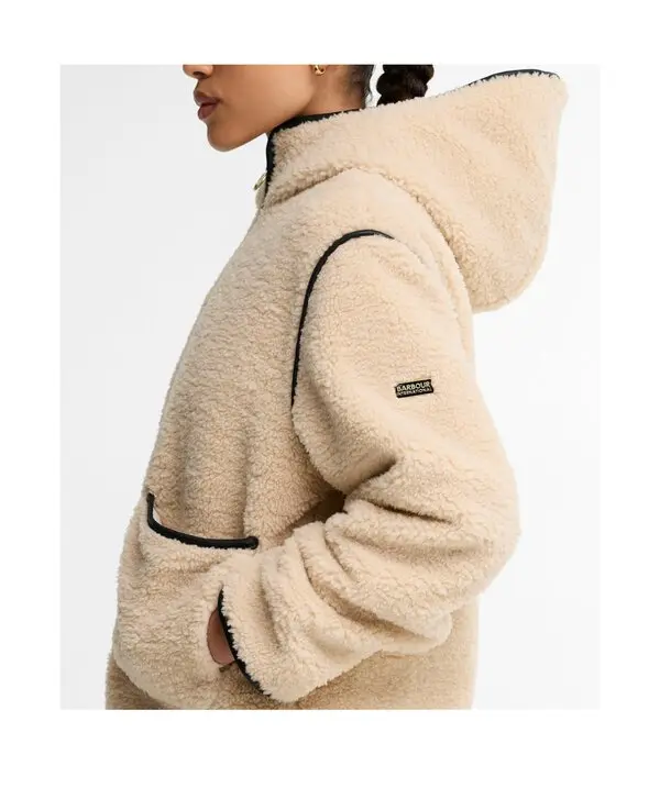 Barbour Zip-up Hooded Fleece Jacket