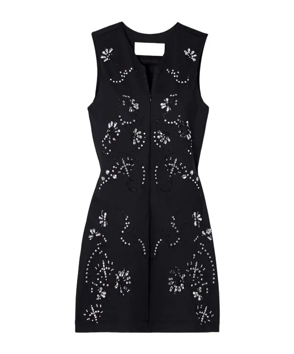 CONNER IVES Embellished Floral Mini Dress