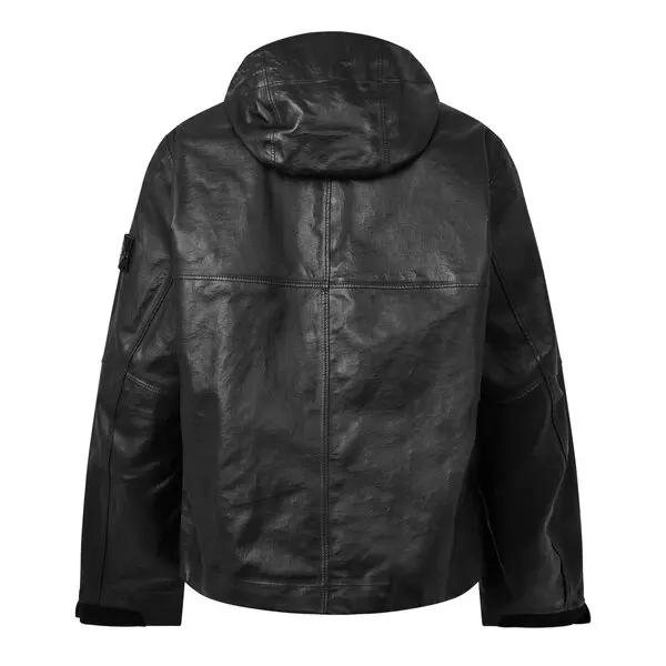 Stone Island Coated Hooded Jacket