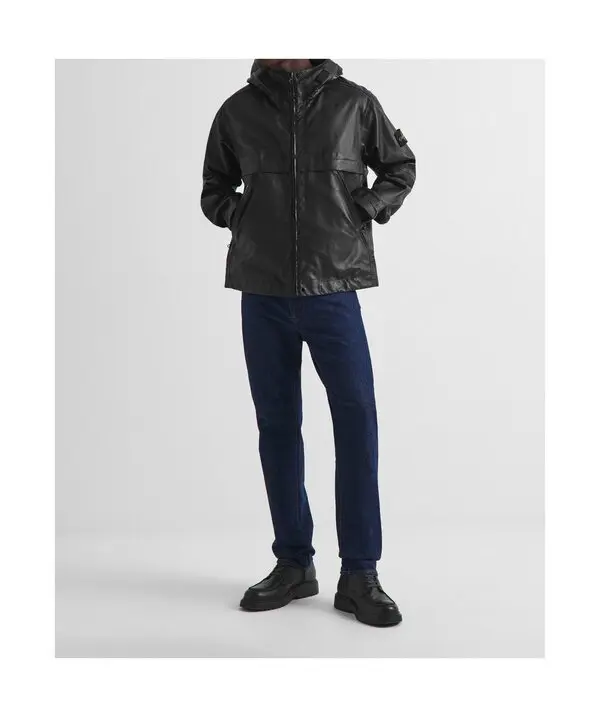 Stone Island Coated Hooded Jacket