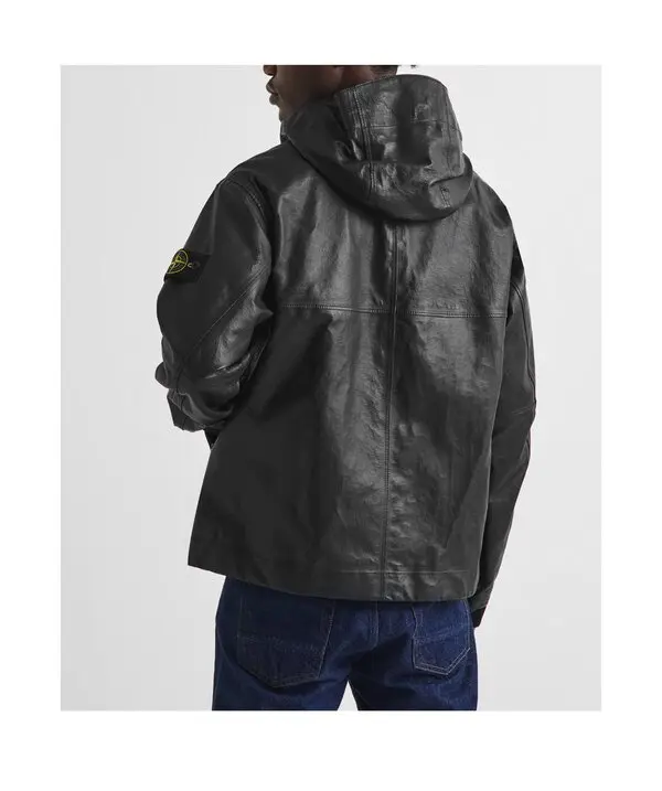 Stone Island Coated Hooded Jacket