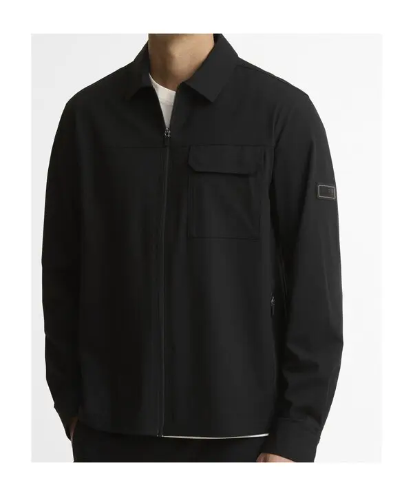 Barbour Long-sleeve Zip-up Shirt Jacket With Flap Pocket