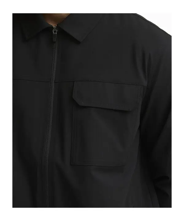 Barbour Long-sleeve Zip-up Shirt Jacket With Flap Pocket