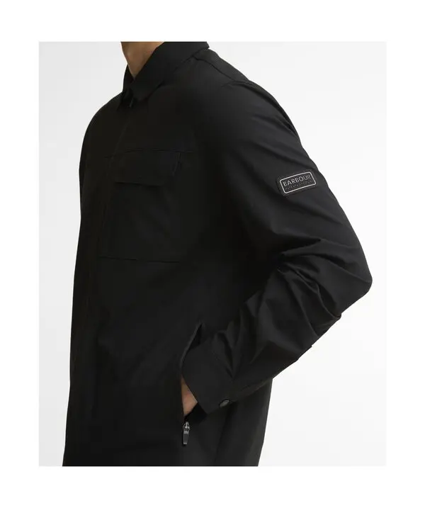 Barbour Long-sleeve Zip-up Shirt Jacket With Flap Pocket