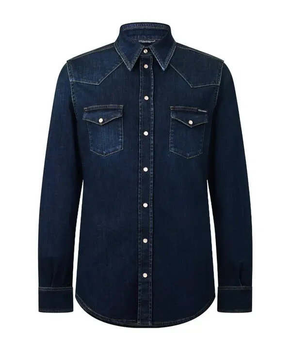 Dolce & Gabbana Denim Long-sleeve Shirt