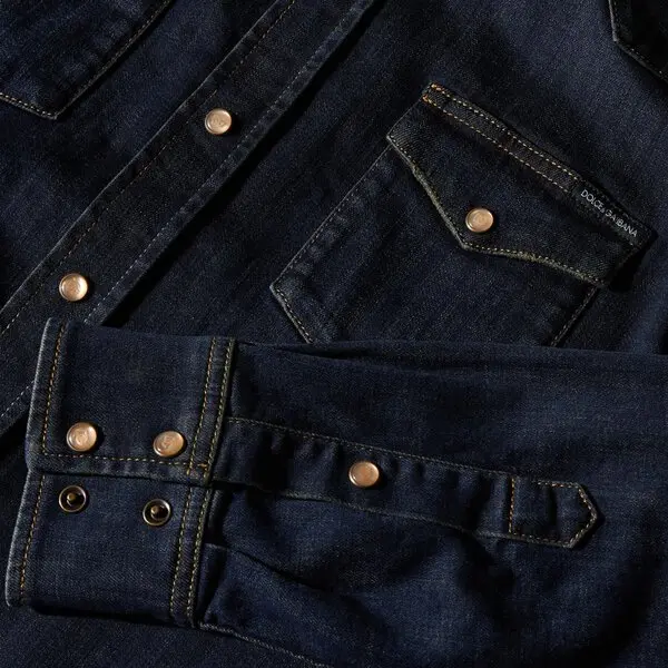 Dolce & Gabbana Denim Long-sleeve Shirt