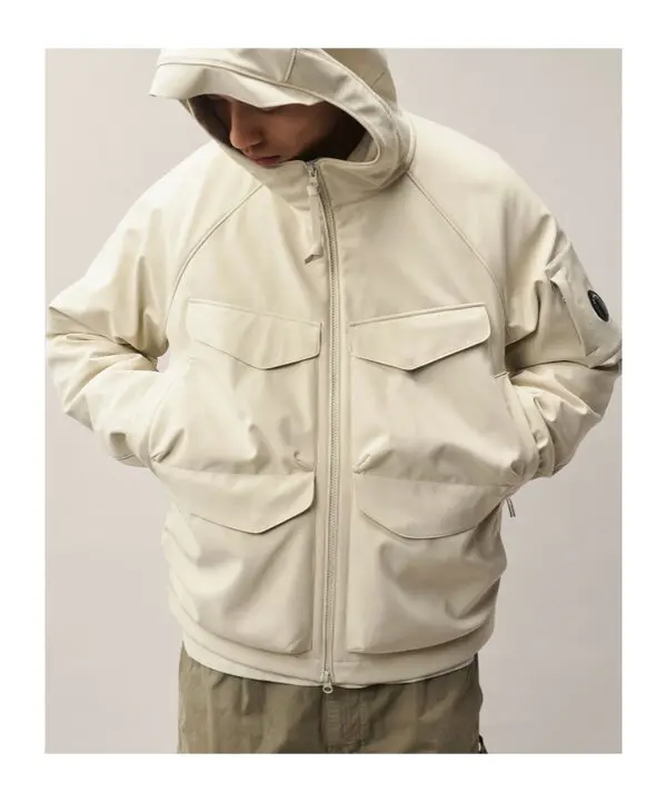 C.P. COMPANY Hooded Lens-detail Jacket