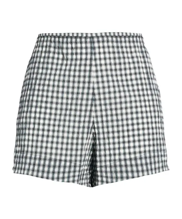 GANNI Plaid Shorts