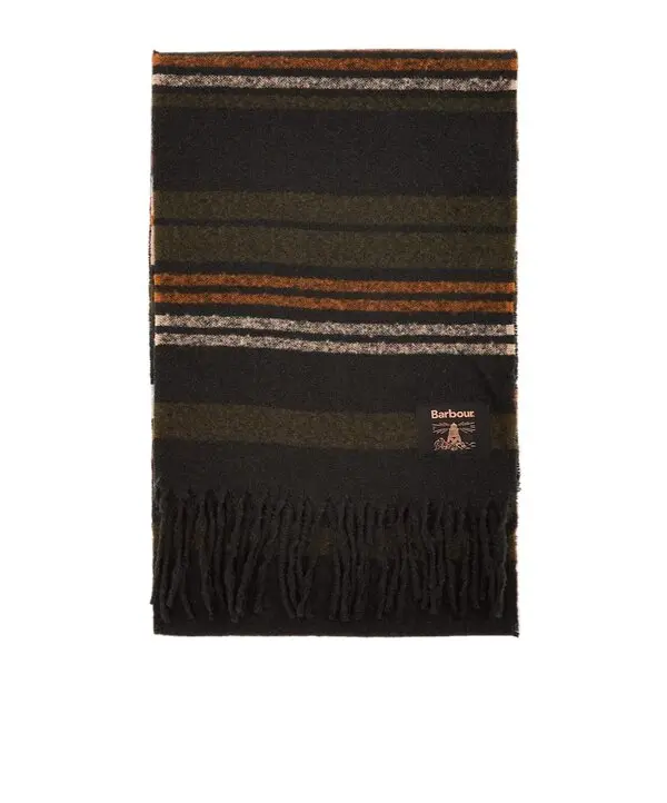 Barbour Striped Scarf