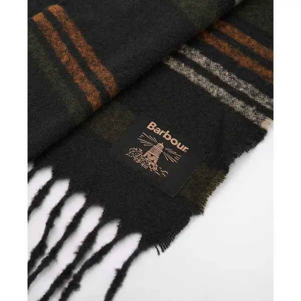 Barbour Striped Scarf