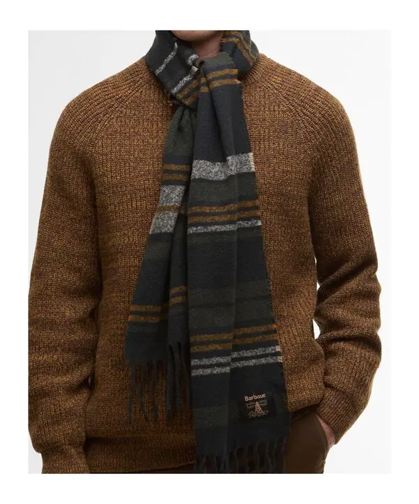 Barbour Striped Scarf