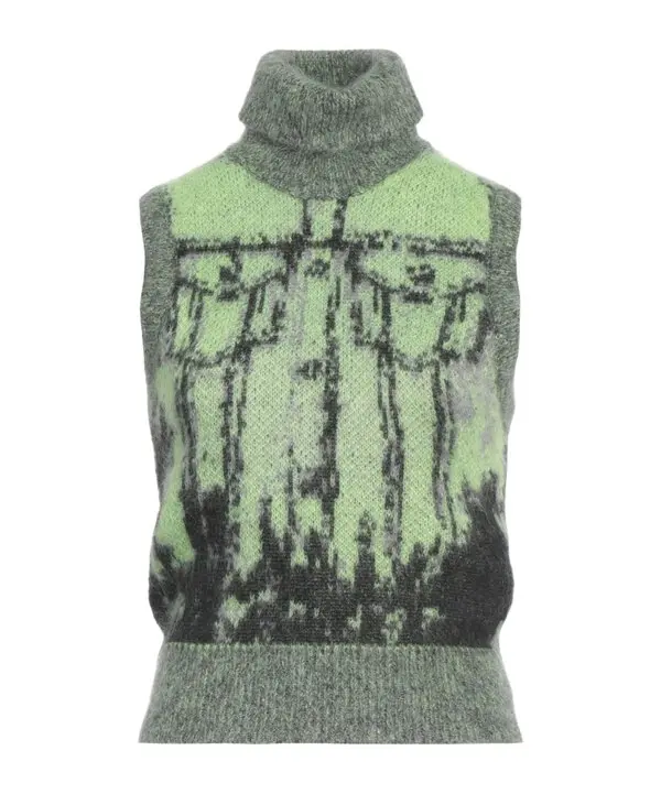 DIESEL® Sleeveless Knit Turtleneck Top
