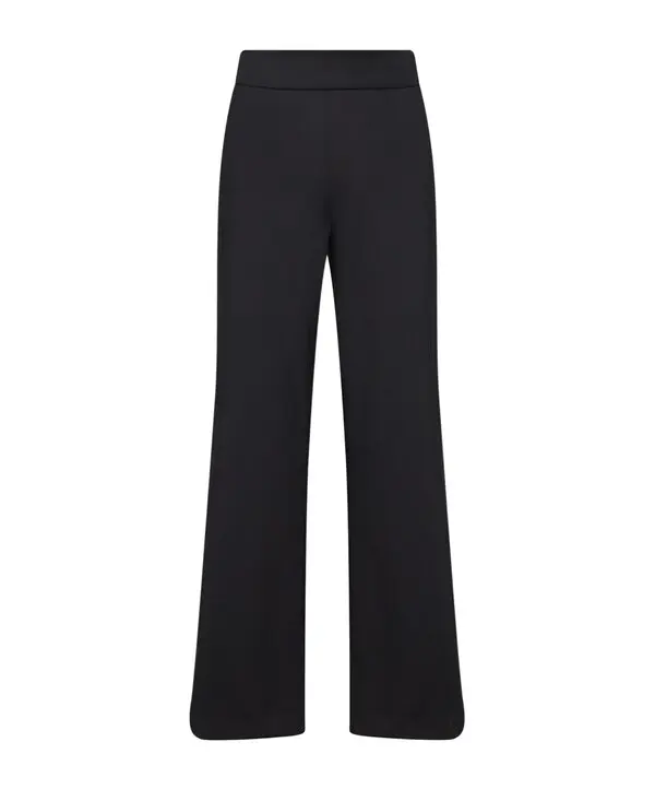 Max Mara Simple Elastic Waist Trousers - Black
